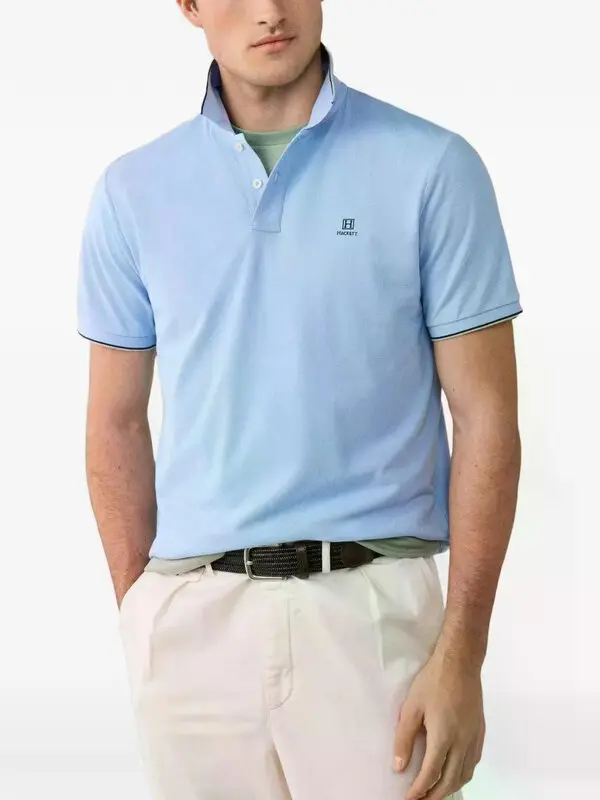 HACKETT LONDON Logo-embroidered Polo Shirt