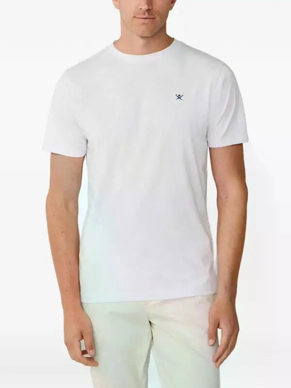 HACKETT LONDON Logo-embroidered T-shirt