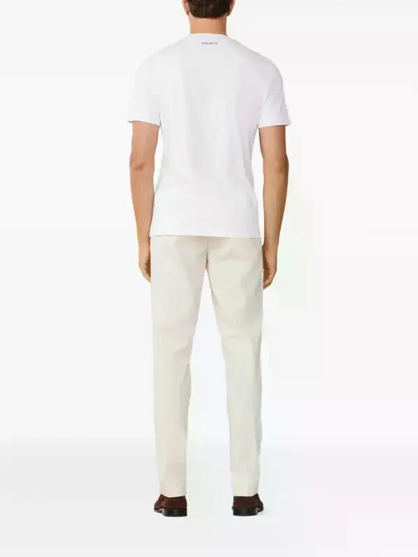 HACKETT LONDON Logo-embroidered T-shirt