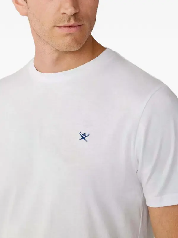 HACKETT LONDON Logo-embroidered T-shirt