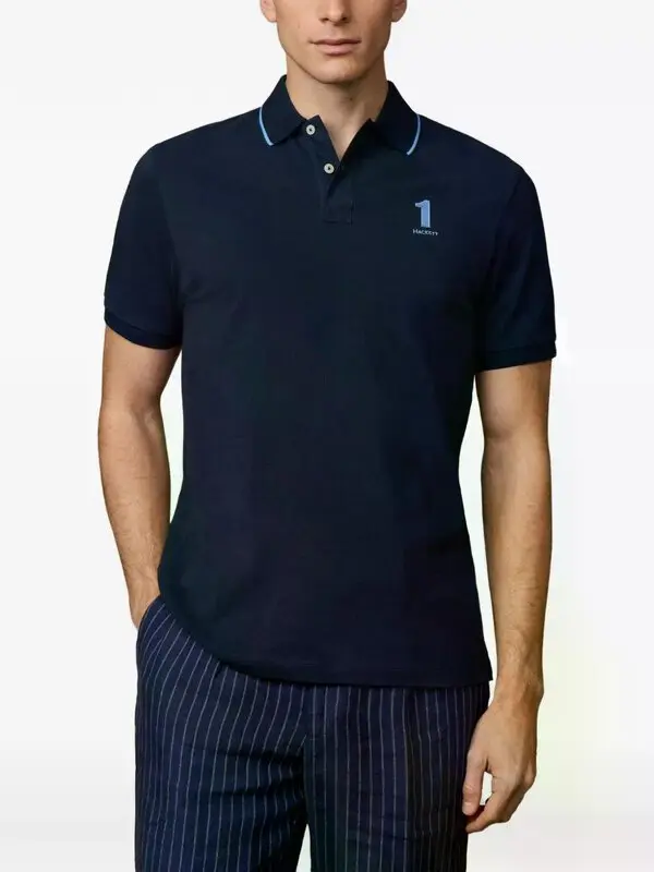 HACKETT LONDON Heritage Nbr Tipped Polo Shirt