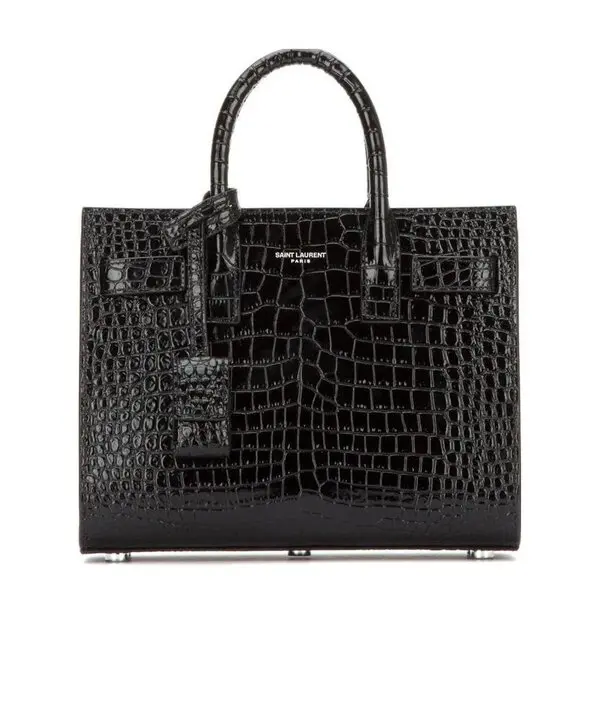 Saint Laurent Nano Sac De Jour Tote Bag - Black
