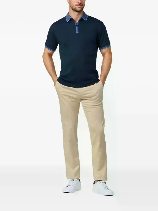 HACKETT LONDON Zip-fastening Polo Shirt