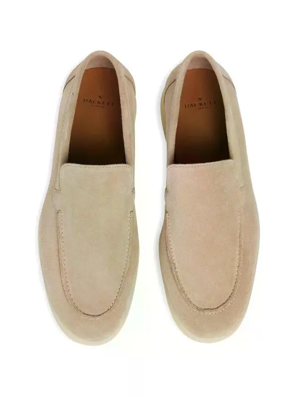 HACKETT LONDON Suede Slip-on Loafers