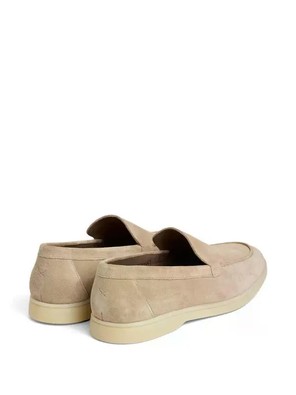 HACKETT LONDON Suede Slip-on Loafers