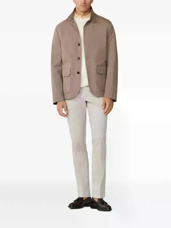 HACKETT LONDON Long-sleeve Buttoned Blazer