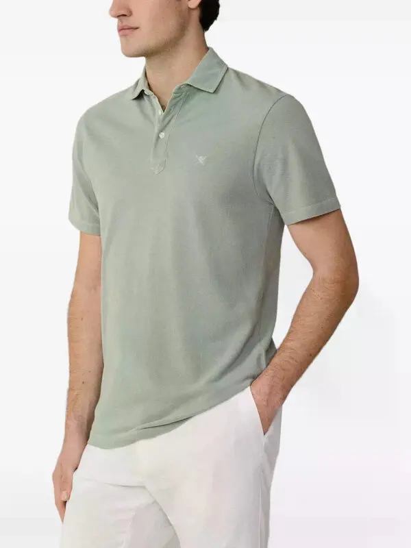 HACKETT LONDON Garment-dyed Pique-knit Polo Shirt