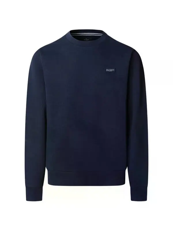 HACKETT LONDON Logo-patch Crew-neck Sweatshirt