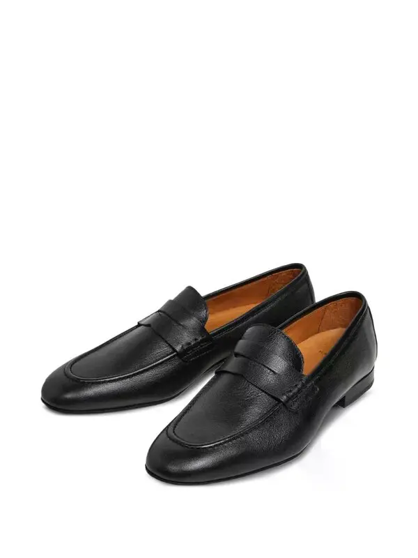 HACKETT LONDON Regal Saddle Leather Loafers