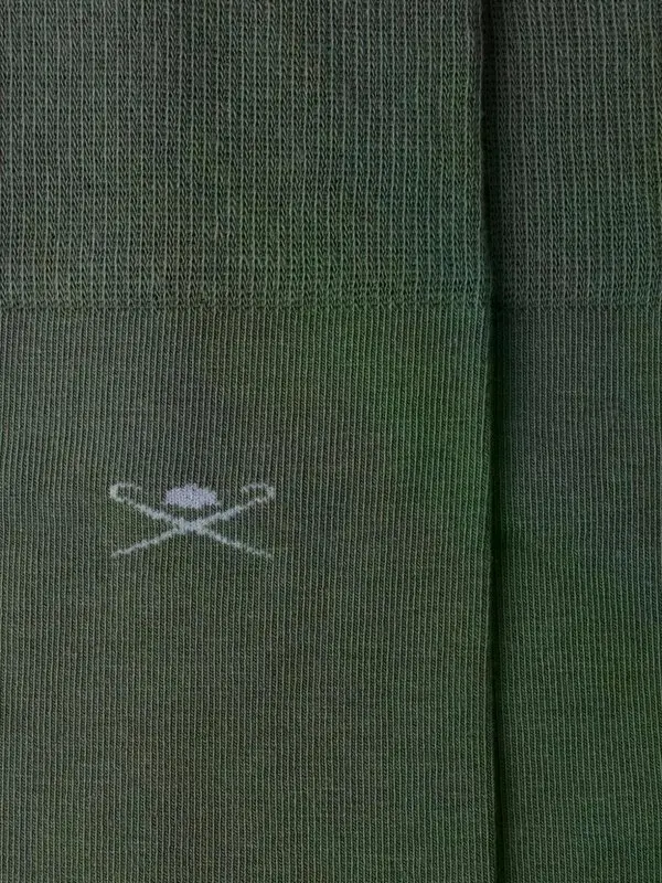 HACKETT LONDON Colour-block Jacquard-logo Socks