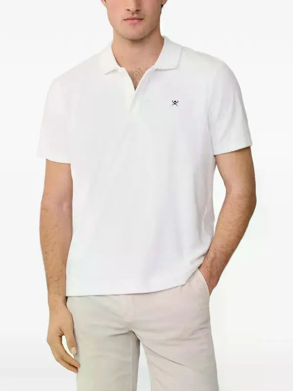 HACKETT LONDON Towelling Short-sleeve Polo Shirt