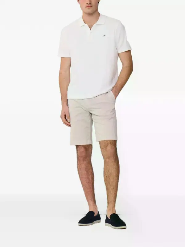 HACKETT LONDON Towelling Short-sleeve Polo Shirt