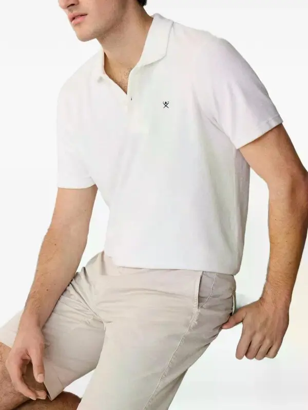 HACKETT LONDON Towelling Short-sleeve Polo Shirt