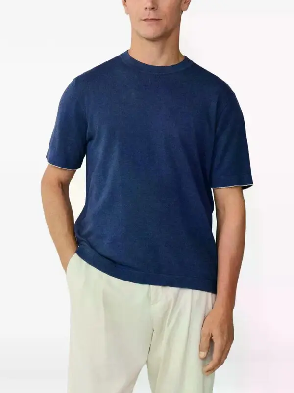 HACKETT LONDON Short-sleeves Knitted T-shirt