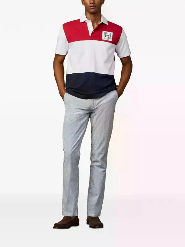 HACKETT LONDON Colour-blocked Polo Shirt