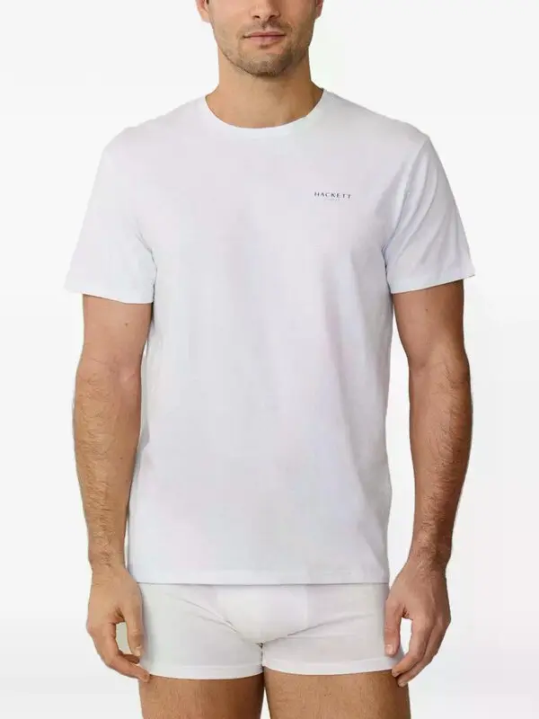 HACKETT LONDON Logo-print Cotton T-shirt - White