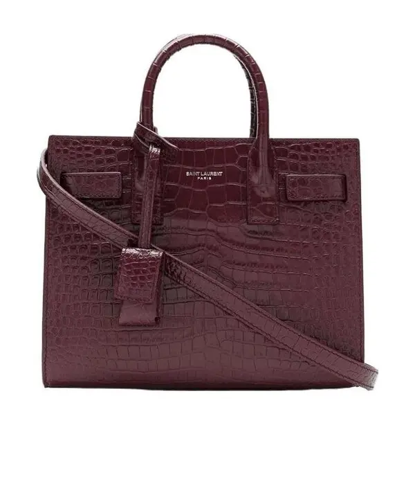 Saint Laurent Sac De Jour Nano Top-handle Bag - Red