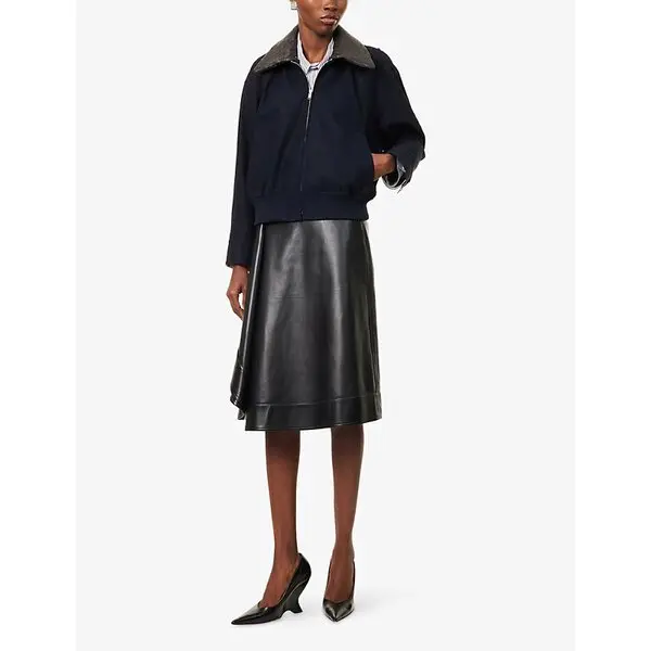 Bottega Veneta Detachable-collar Cotton Jacket
