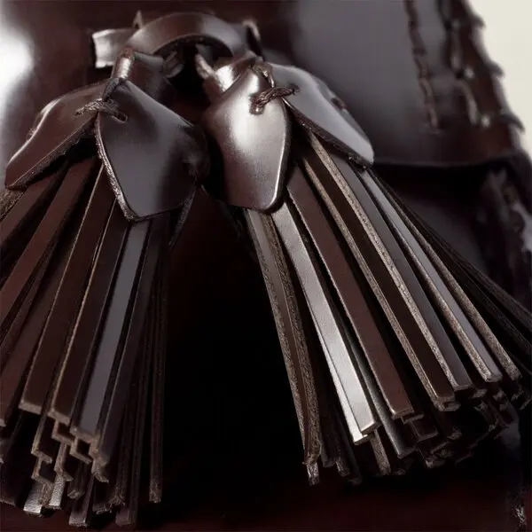 Miu Miu Polished Leather Tassel Loafers