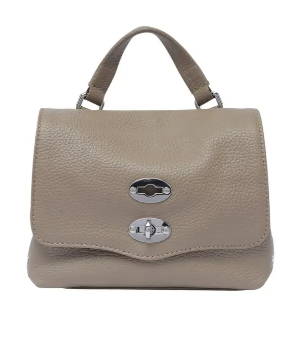 ZANELLATO Postina Twist-lock Baby Top Handle Bag - Gray