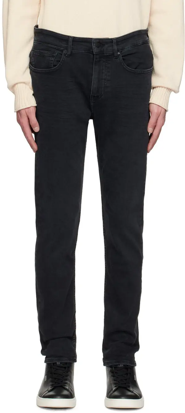 Hugo Boss Mid-rise Slim-fit Jeans