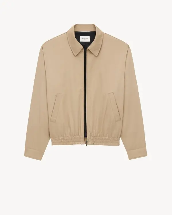 Saint Laurent Zip-up Short Jacket