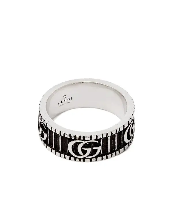 Gucci Double G Ring - Silver