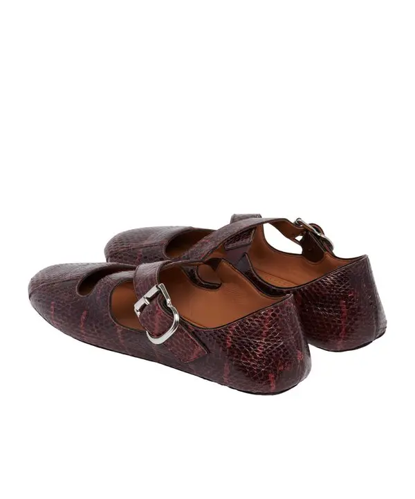 Alaïa Round-toe Flats