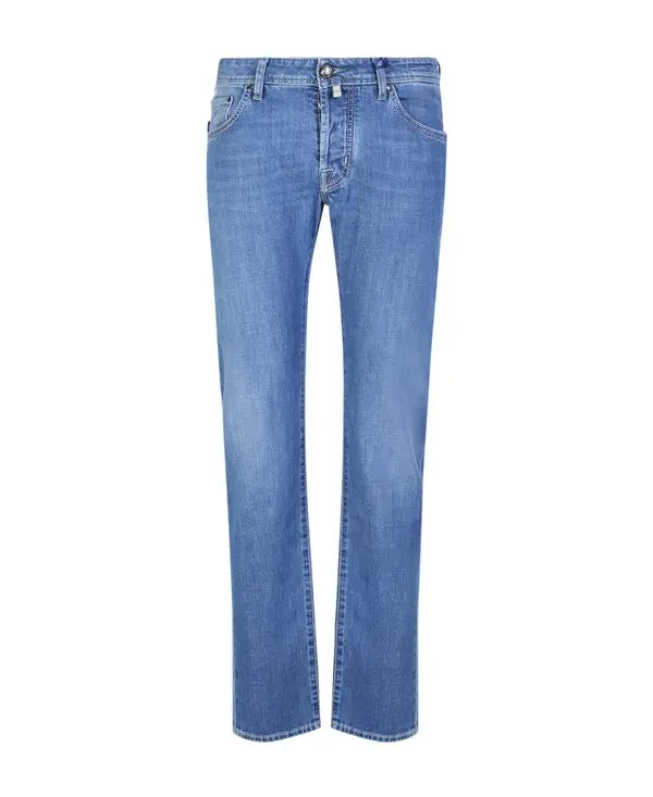 Jacob Cohen Logo-patch Straight-leg Jeans