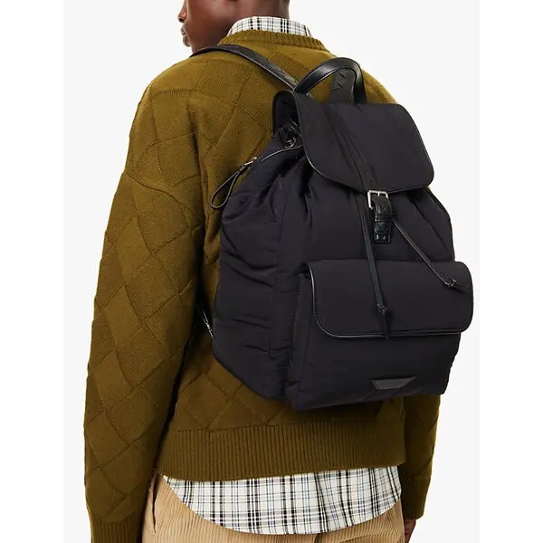 Bottega Veneta Nylon Intrecciato Backpack