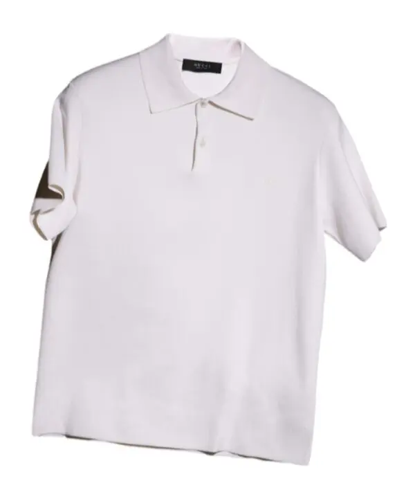 Gucci Silk Cotton Polo Shirt With Embroidery