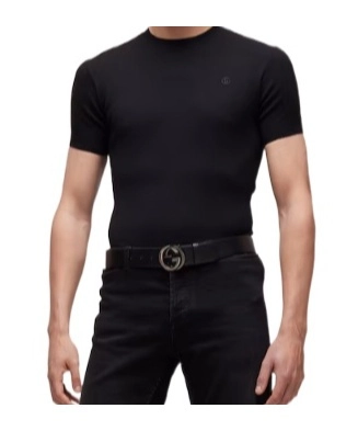 Gucci Knit Silk Cotton T-shirt With Embroidery