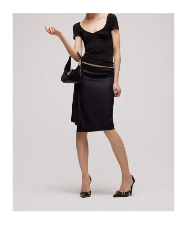 Gucci Silk Duchesse Skirt
