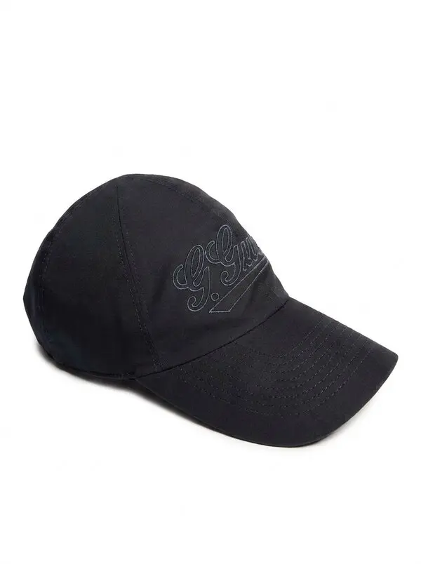 Gucci Cotton Baseball Hat With Embroidery - Black