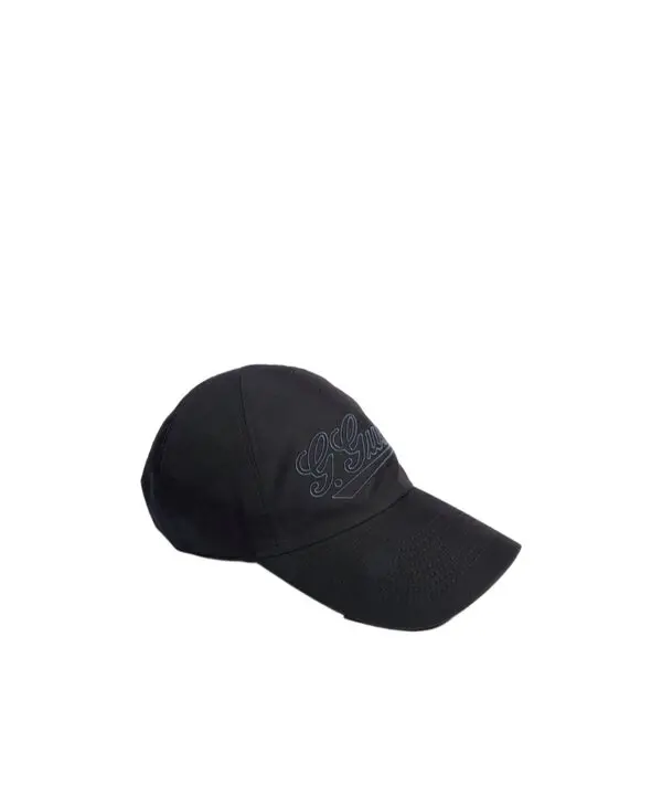 Gucci Cotton Baseball Hat With Embroidery - Black