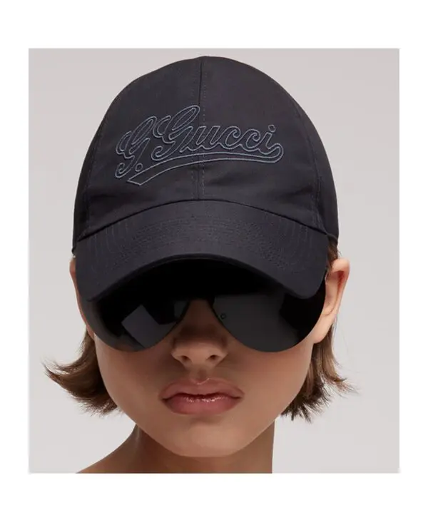Gucci Cotton Baseball Hat With Embroidery
