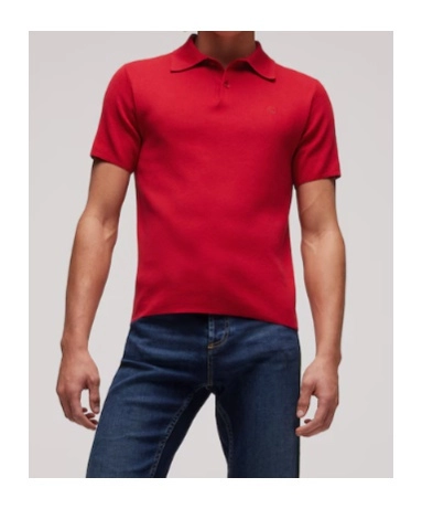 Gucci Knit Silk Cotton Polo Shirt