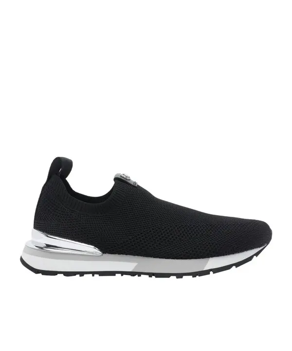 Michael Kors Logo Patch Low-top Sneakers - Black