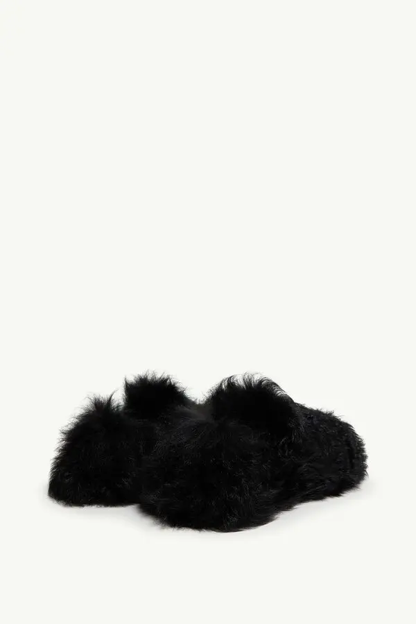 Moncler Snug Shearling Flats