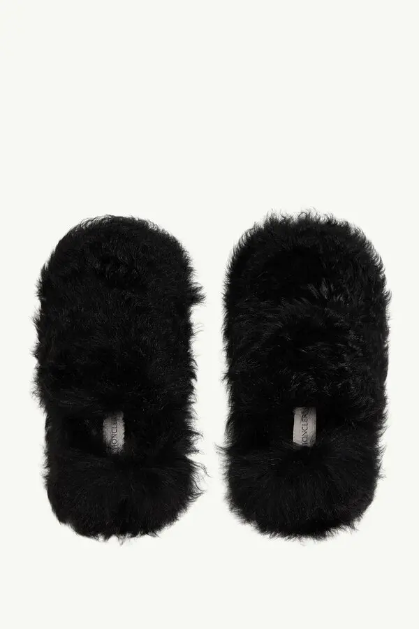 Moncler Snug Shearling Flats