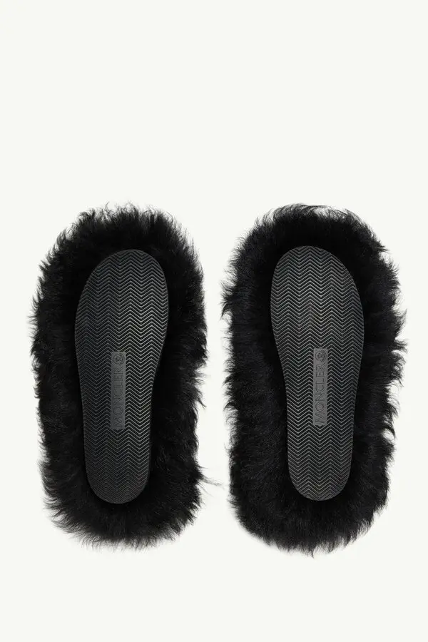 Moncler Snug Shearling Flats