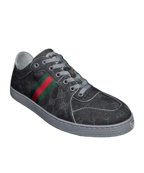 Gucci Low-top Sneakers With Gg Canvas And Web Detail
