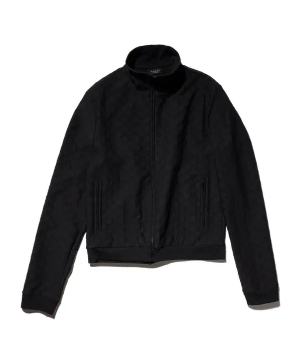 Gucci Gg Jersey Jacquard Zip Jacket