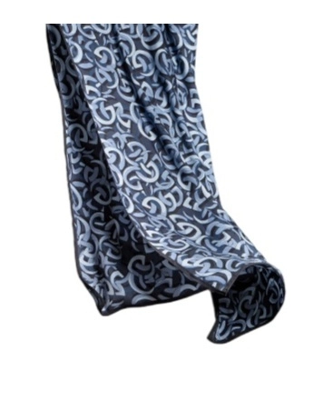 Gucci Double G Cotton Silk Jacquard Stole