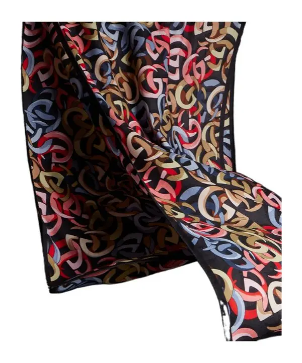 Gucci Double G Cotton Silk Jacquard Stole