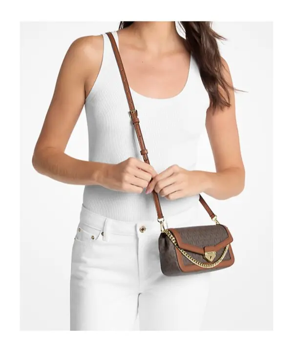 Michael Kors Soho Small Signature Logo Convertible Crossbody Bag