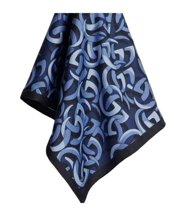 Gucci Printed Silk Pocket Square