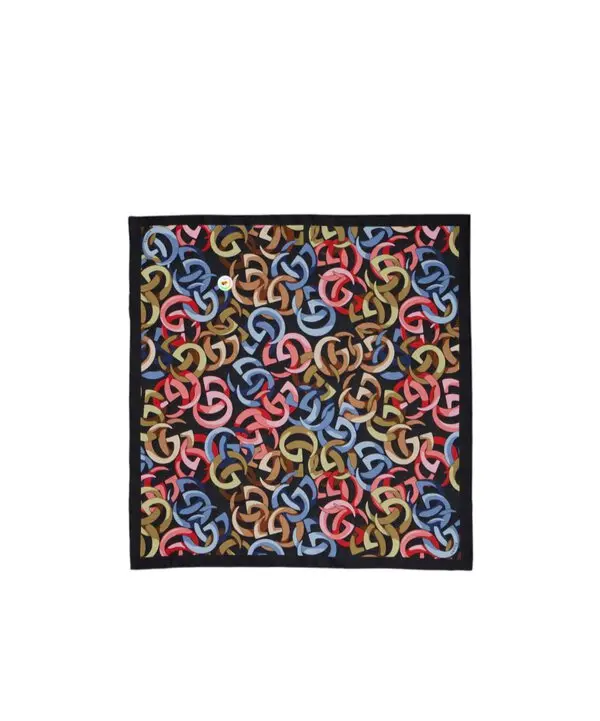 Gucci Printed Silk Pocket Square - Multi-color