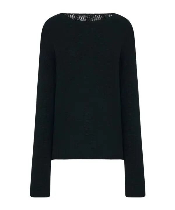 THE ROW Long-sleeved Knitwear With Crochet Piping