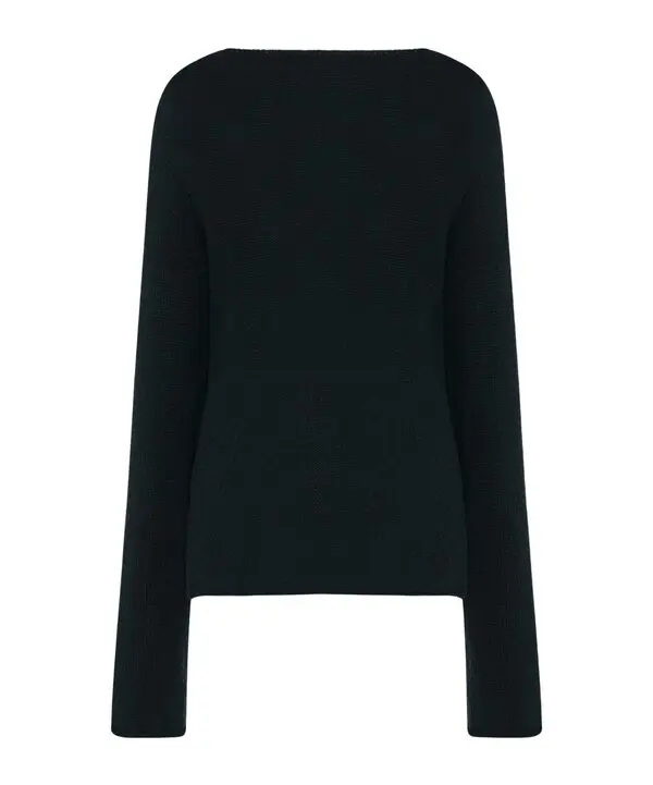 THE ROW Long-sleeved Knitwear With Crochet Piping